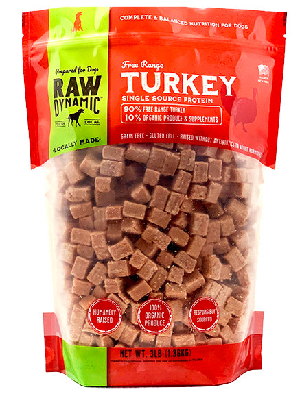 Raw Dynamic Frozen Turkey for Dogs - NYC Pet